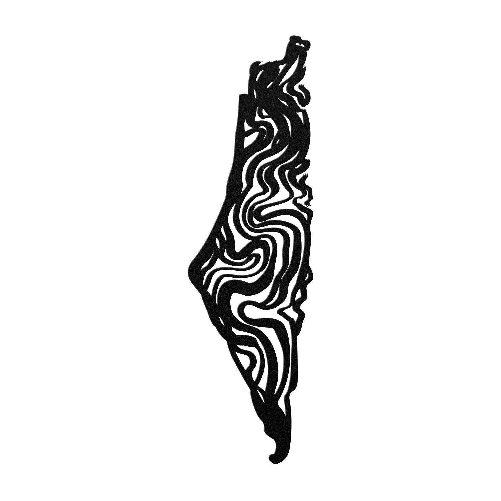 Israel Art Metal Sign – Jewish Home Decor, Israel Wall Art, Judaica Gi